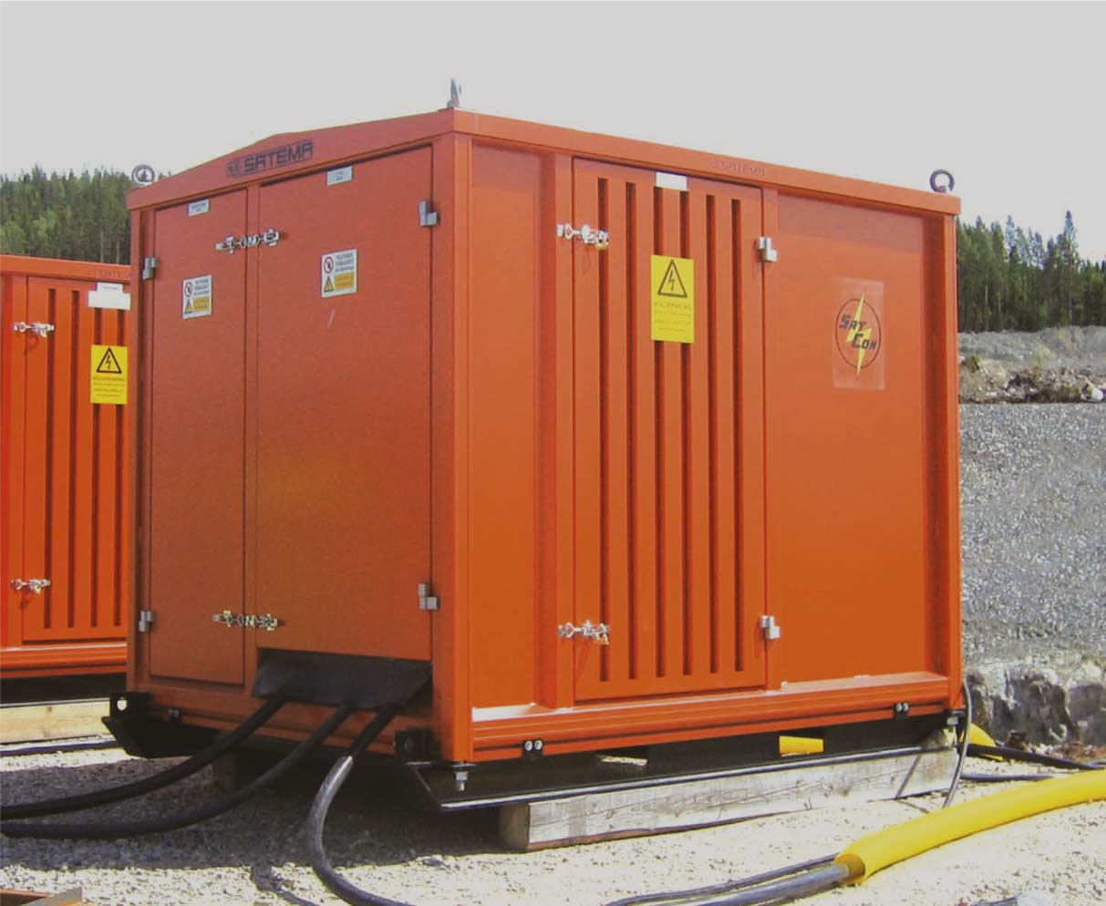Transformatorstation | Mobil station för tillfällig el | Satema